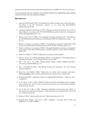 COMPACT WEIGHTED CLASS ASSOCIATION RULE MINING USING INFORMATION GAIN | PDF