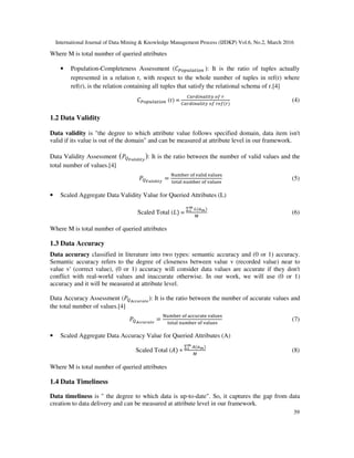 DIRA : A FRAMEWORK OF DATA INTEGRATION USING DATA QUALITY | PDF