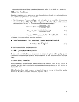 DIRA : A FRAMEWORK OF DATA INTEGRATION USING DATA QUALITY | PDF