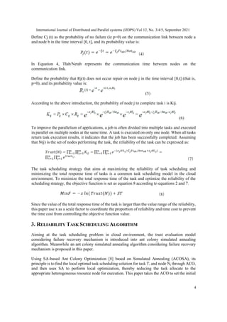 STUDY OF TASK SCHEDULING STRATEGY BASED ON TRUSTWORTHINESS | PDF