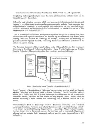 TRUST IN THE ADOPTION OF INTERNET OF THINGS FOR SMART AGRICULTURE IN ...