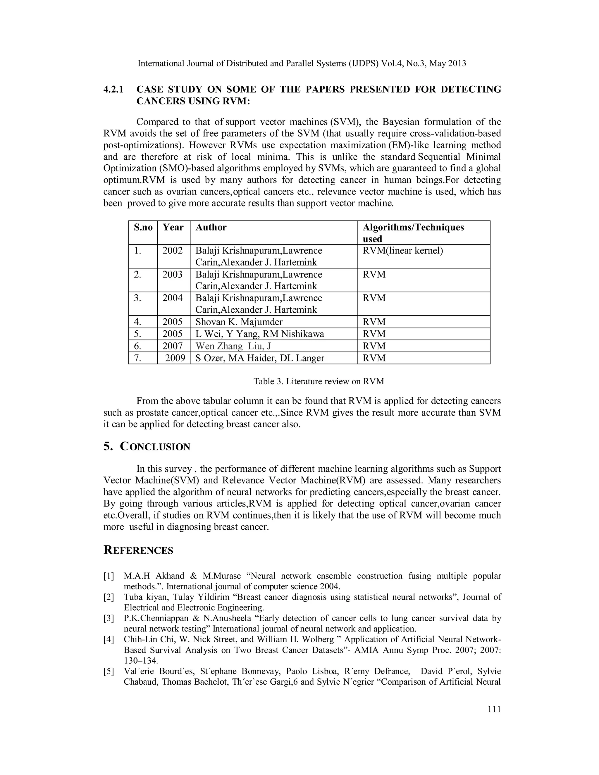 BREAST CANCER DIAGNOSIS USING MACHINE LEARNING ALGORITHMS –A SURVEY | PDF