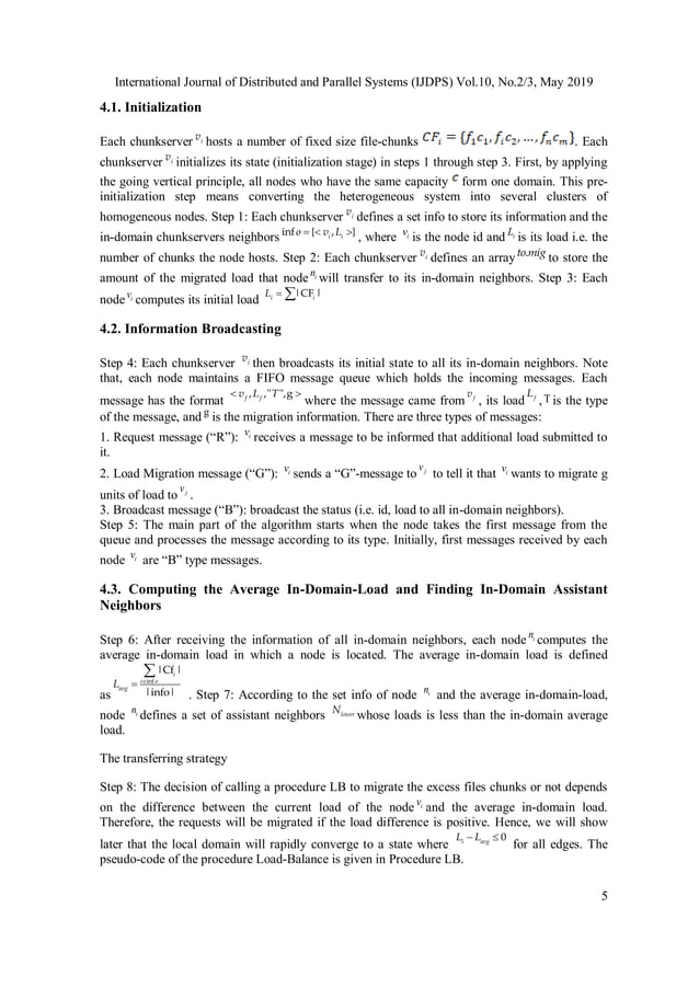 Advanced Diffusion Approach To Dynamic Load Balancing For Cloud Storage Pdf