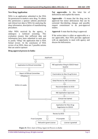 A REVIEW ON DRUG APPROVAL PROCESS FOR US, EUROPE AND INDIA | PDF