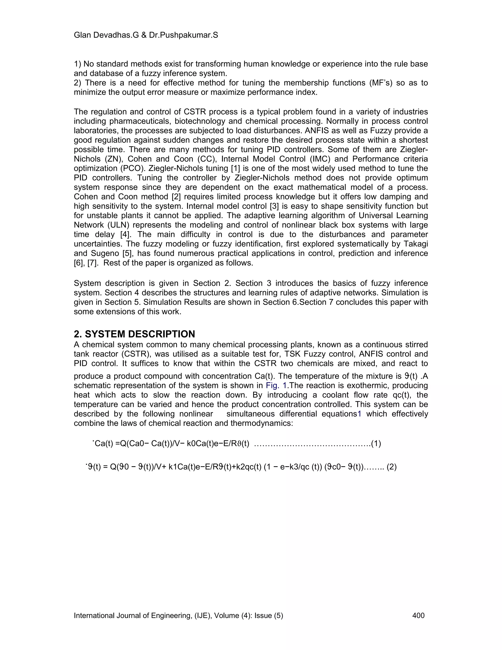 Intelligent Controller Design for a Chemical Process | PDF