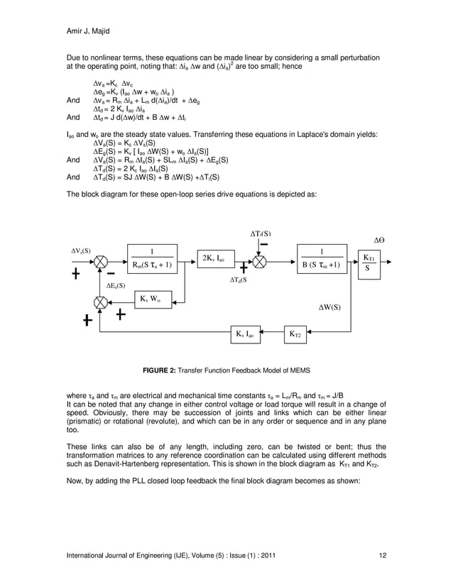 Modeling MEMS With Matlab’s Simulink | PDF