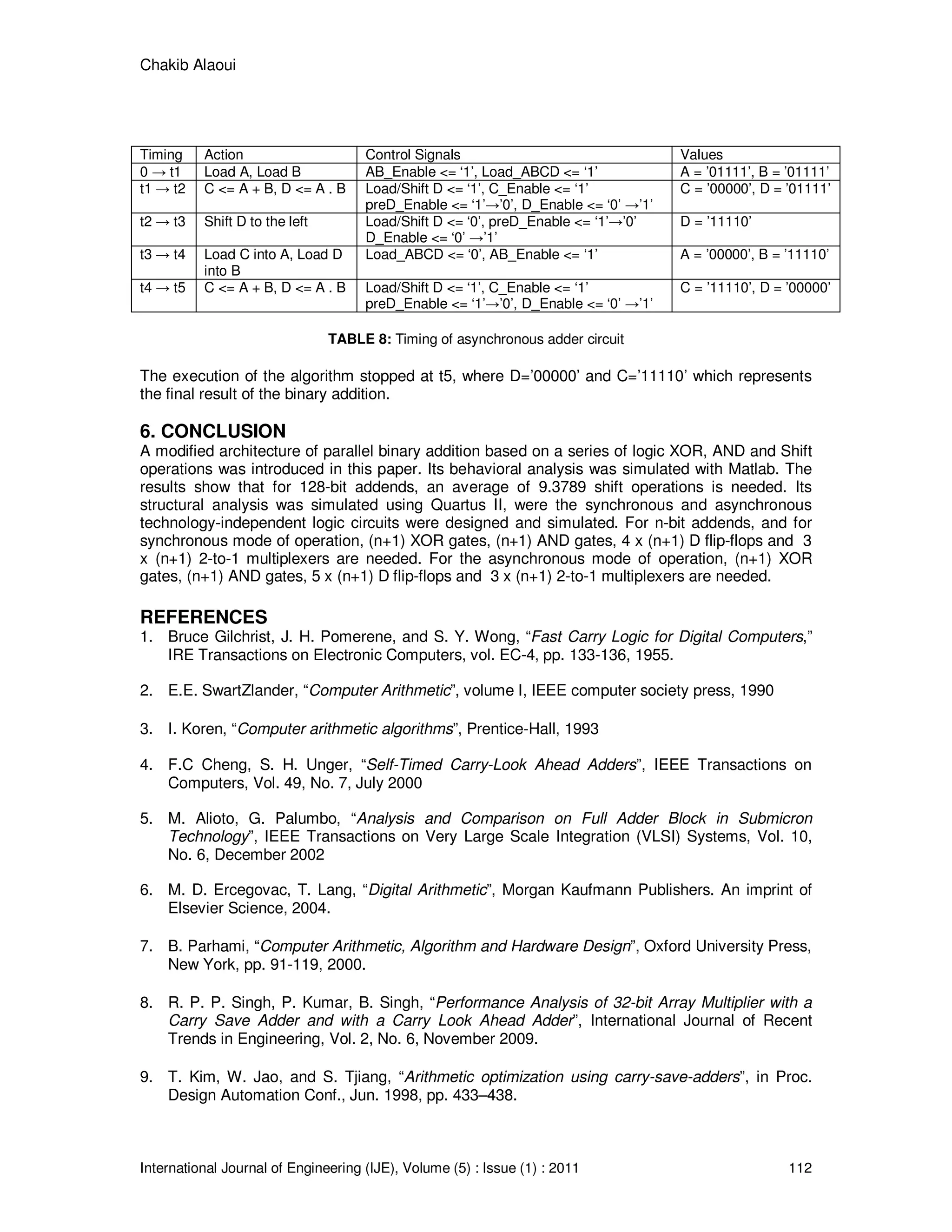 Design and Simulation of a Modified Architecture of Carry Save Adder | PDF