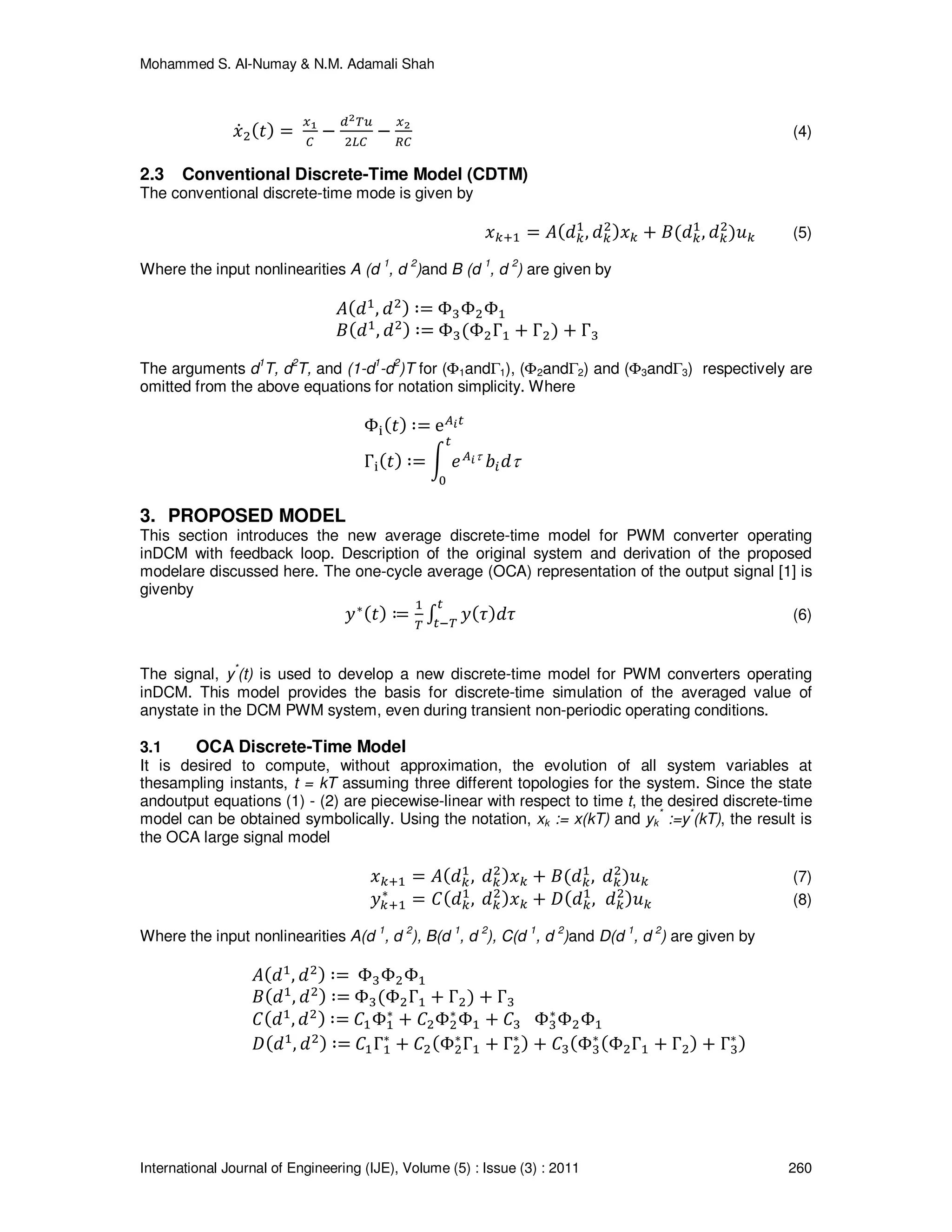 Averaging Method For Pwm Dc Dc Converters Operating In Discontinuous Conduction Mode With