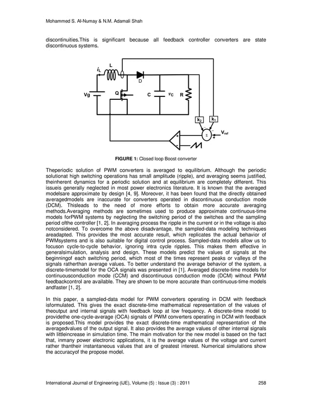Averaging Method for PWM DC-DC Converters Operating in Discontinuous Conduction Mode with ...