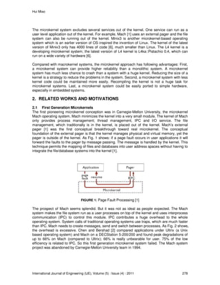 Analysis of Practicality and Performance Evaluation for Monolithic Kernel and Micro-Kernel ...