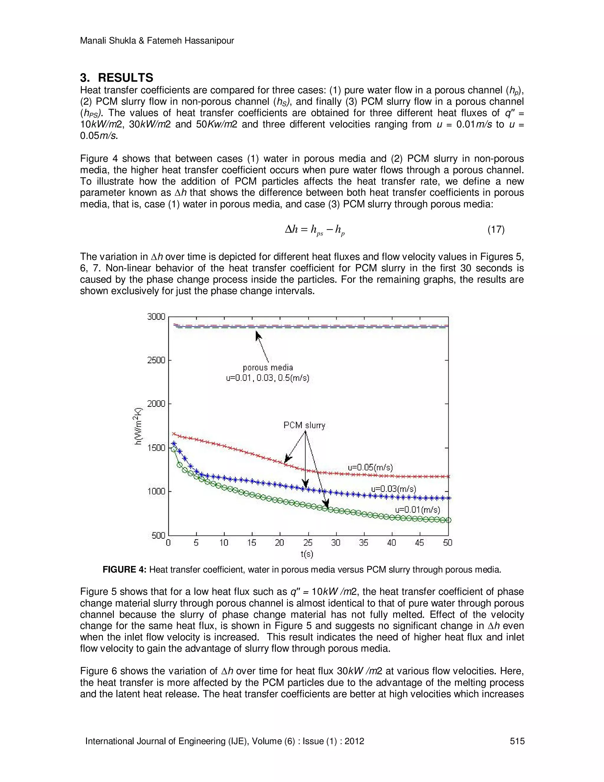 Heat Transfer in Porous Media With Slurry of Phase Change Materials | PDF