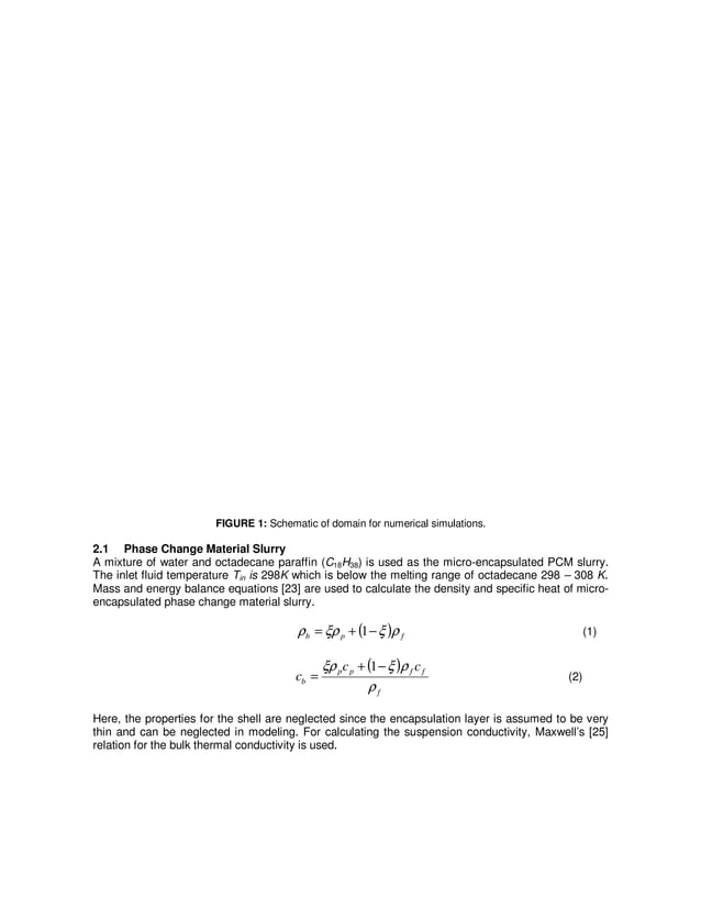 Heat Transfer in Porous Media With Slurry of Phase Change Materials | PDF