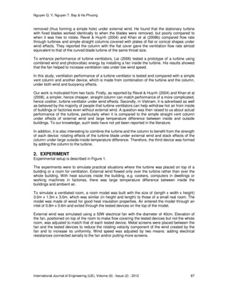 Performance Testing and Comparision of A Turbine Ventilator, A Vent ...