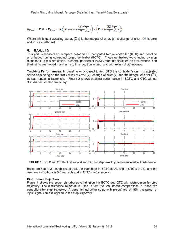 Design Baseline Computed Torque Controller | PDF