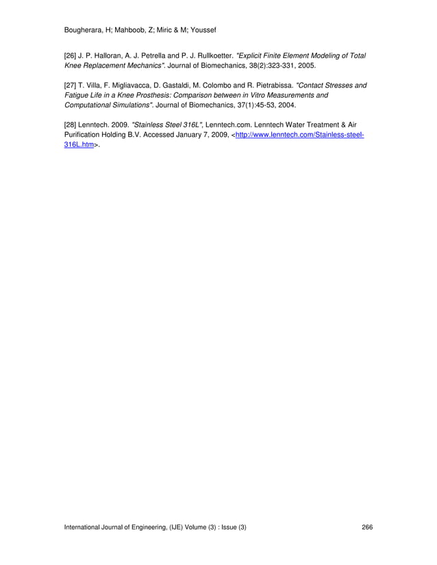 Finite Element Investigation Of Hybrid And Conventional Knee Implants