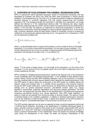Use of Evolutionary Polynomial Regression (EPR) for Prediction of Total ...