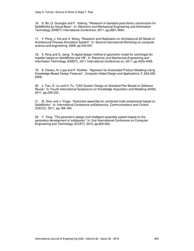 SolidWorks Secondary Development with Visual Basic 6 for an Automated Modular Fixture Assembly ...
