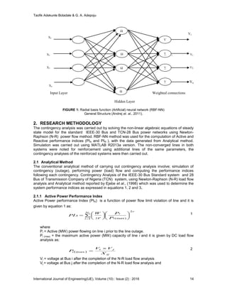Convergence Problems Of Contingency Analysis In Electrical Power ...