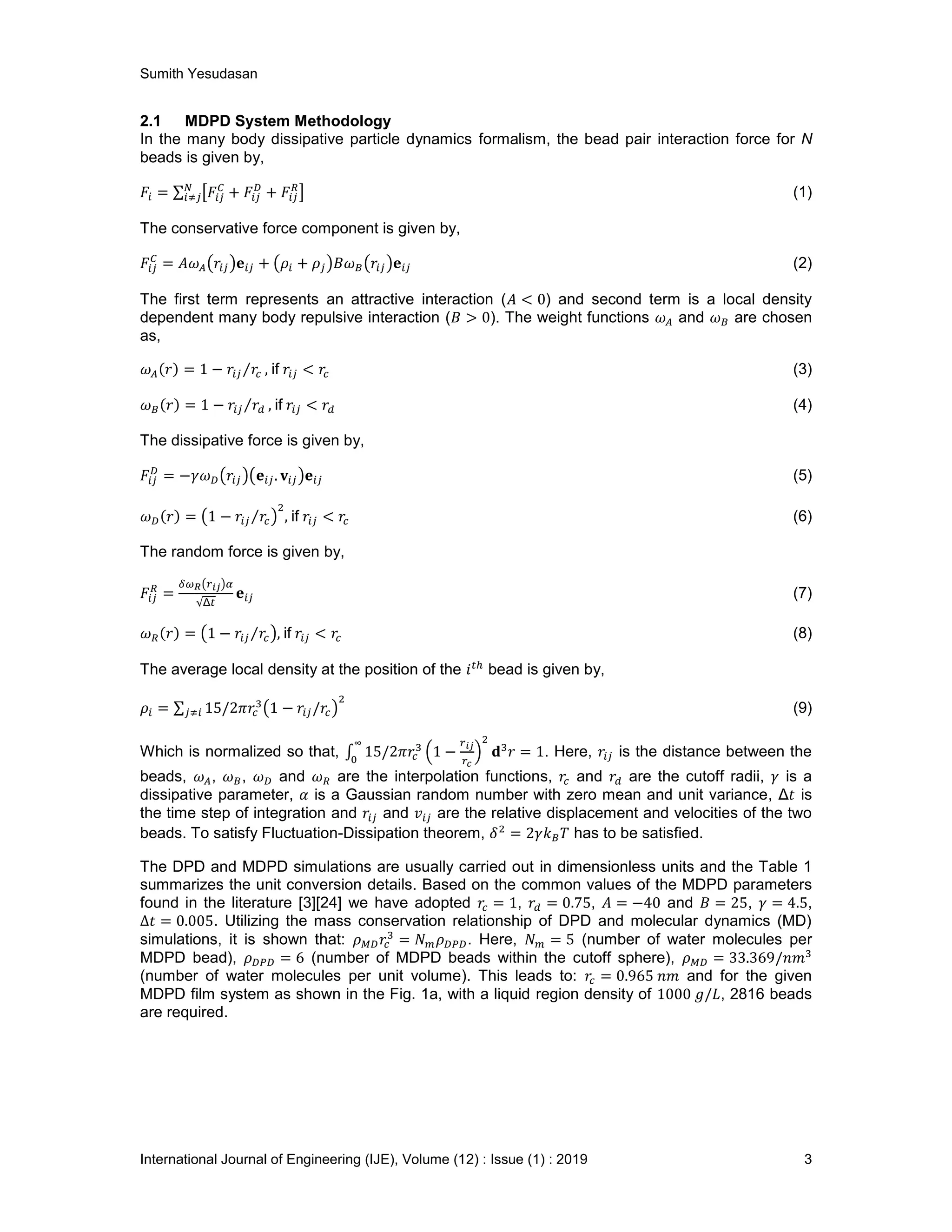 Thin Film Pressure Estimation of Argon and Water using LAMMPS | PDF
