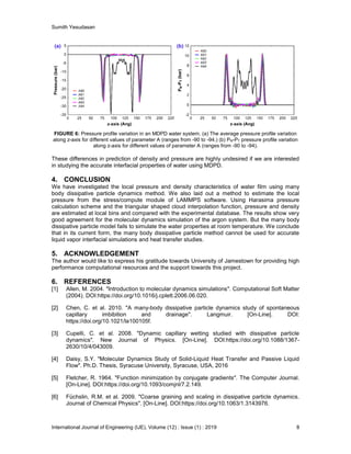Thin Film Pressure Estimation of Argon and Water using LAMMPS | PDF ...