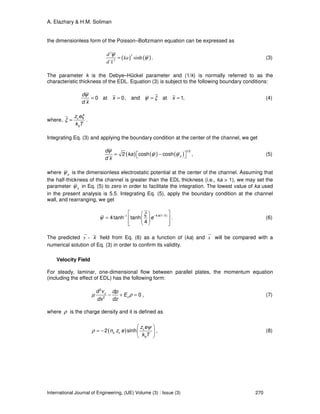 The Effect of High Zeta Potentials on the Flow Hydrodynamics in ...