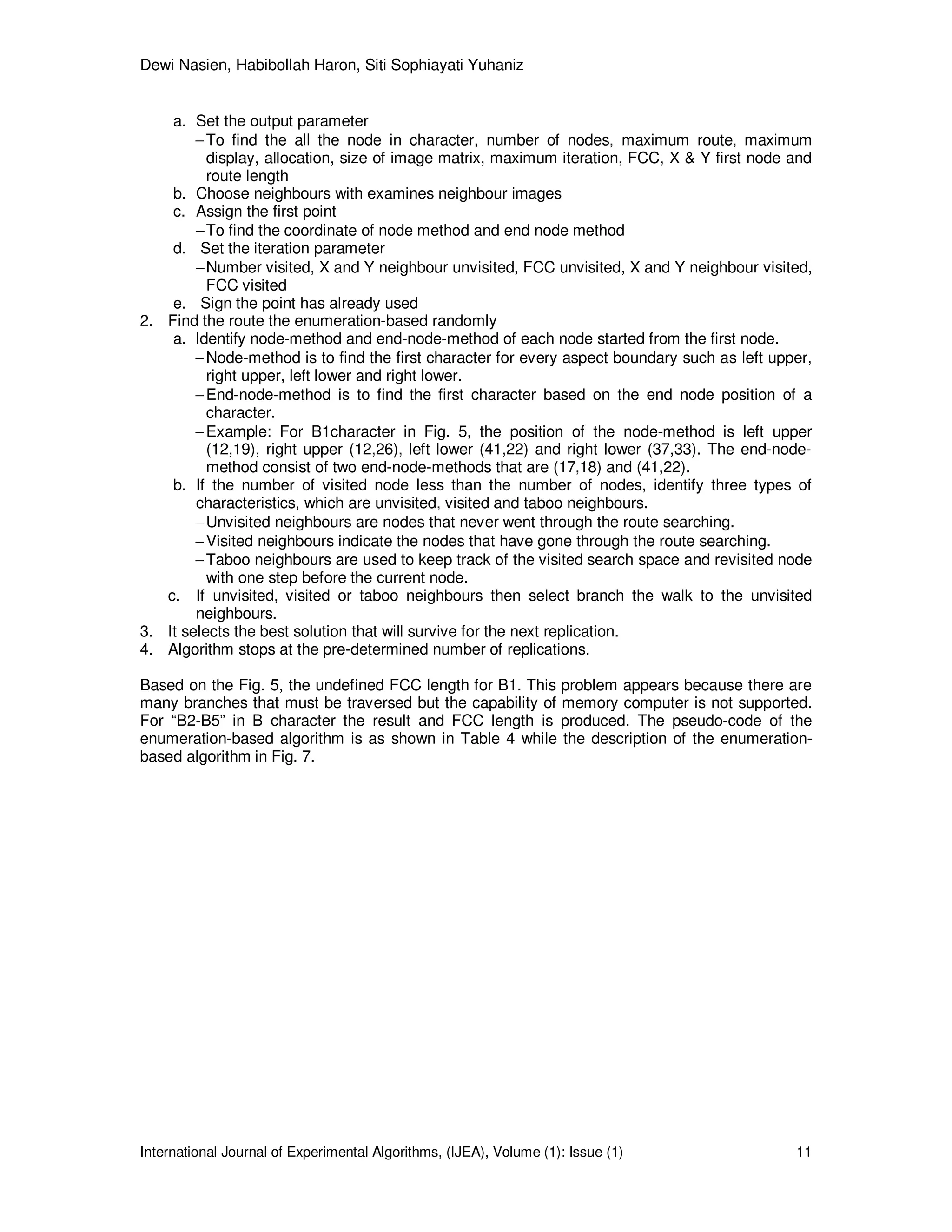 The Heuristic Extraction Algorithms For Freeman Chain Code Of Handwritten Character Pdf