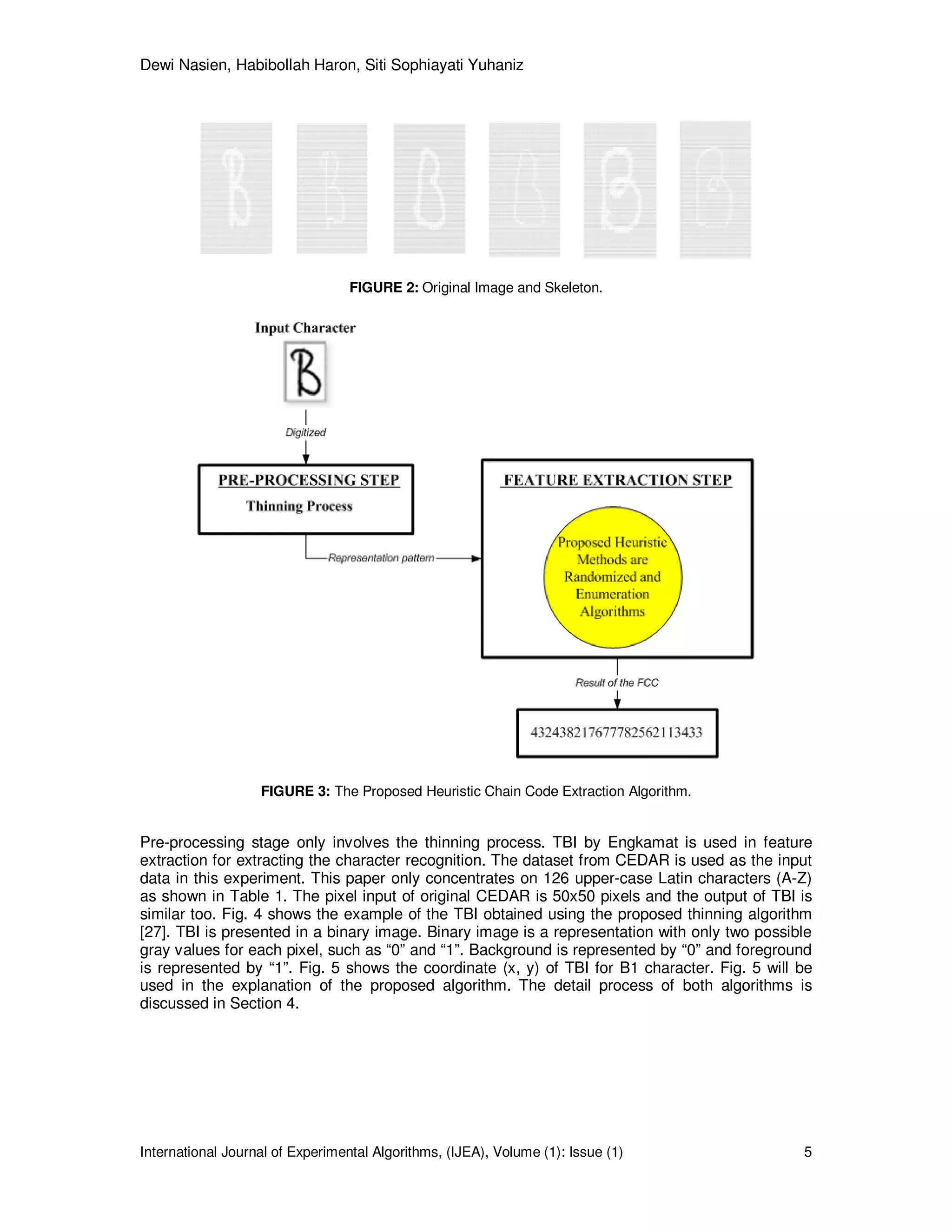 The Heuristic Extraction Algorithms For Freeman Chain Code Of Handwritten Character Pdf