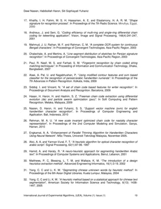 The Heuristic Extraction Algorithms for Freeman Chain Code of ...