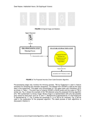 The Heuristic Extraction Algorithms for Freeman Chain Code of ...