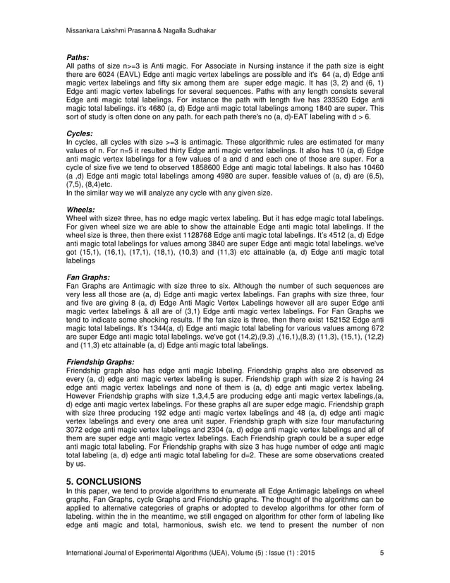Algorithm for Edge Antimagic Labeling for Specific Classes of Graphs | PDF | Cycling | Sports