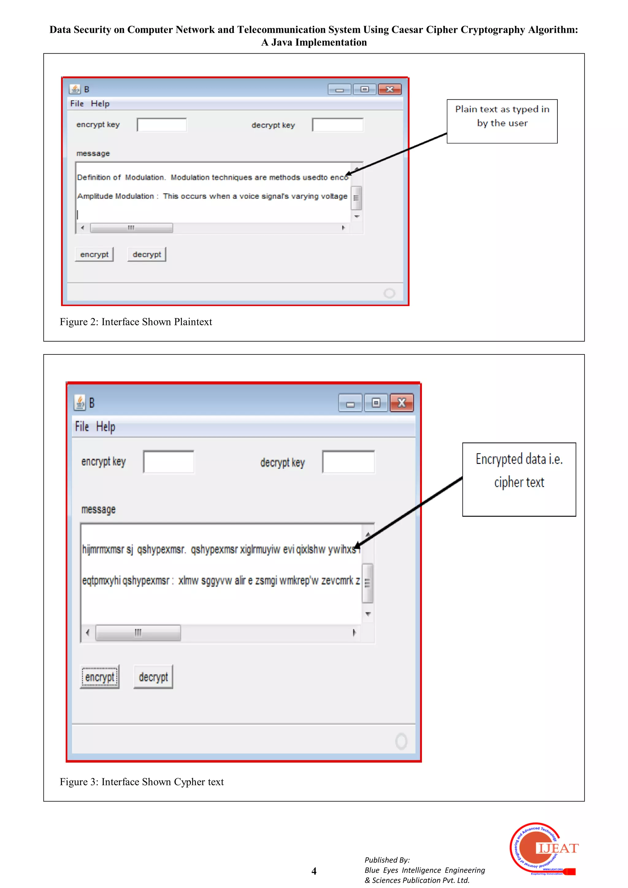 Data Security on Computer Network and Telecommunication System Using Caesar Cipher Cryptography ...