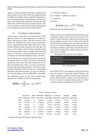 Predicting Operating Train Delays into New York City using Random Forest Regression and XGBoost ...