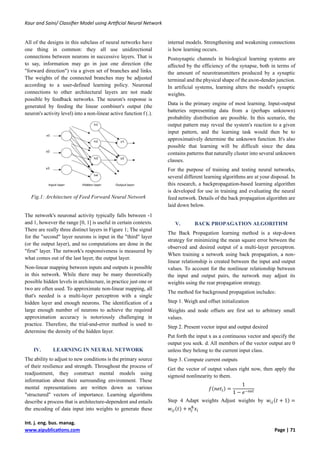Classifier Model using Artificial Neural Network | PDF