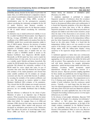 Bayesian Analysis Influences Autoregressive Models | PDF