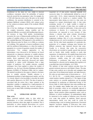 Bayesian Analysis Influences Autoregressive Models | PDF