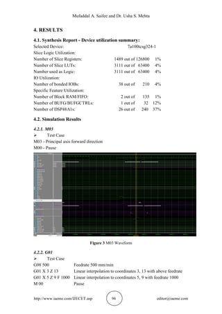 DESIGN AND IMPLEMENTATION OF FPGA BASED G CODE COMPATIBLE CNC LATHE CONTROLLER | PDF