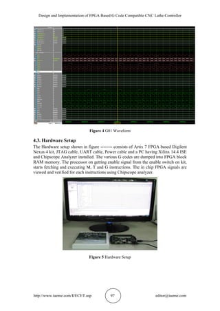 DESIGN AND IMPLEMENTATION OF FPGA BASED G CODE COMPATIBLE CNC LATHE CONTROLLER | PDF