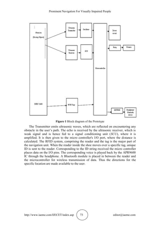 PROMINENT NAVIGATION FOR VISUALLY IMPAIRED PEOPLE | PDF