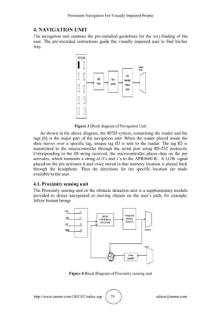 PROMINENT NAVIGATION FOR VISUALLY IMPAIRED PEOPLE | PDF