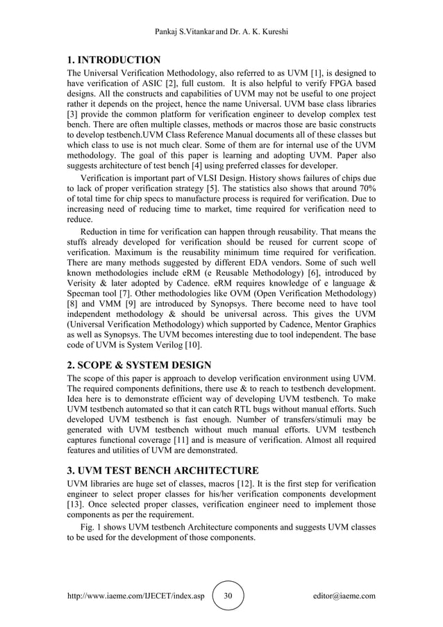 UVM ARCHITECTURE FOR VERIFICATION | PDF | Computer Software and Applications | Computing