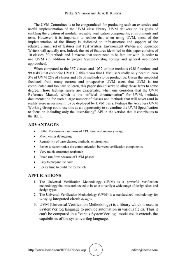 UVM ARCHITECTURE FOR VERIFICATION | PDF | Computer Software and Applications | Computing