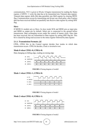 AREA OPTIMIZATION OF SPI MODULE USING VERILOG HDL | PDF