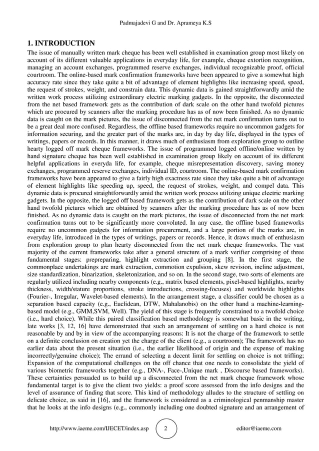 OFFLINE HANDWRITTEN SIGNATURE RECOGNITION USING EDGE HINGE AND EDGE EXTRACTION TECHNIQUES AND ...