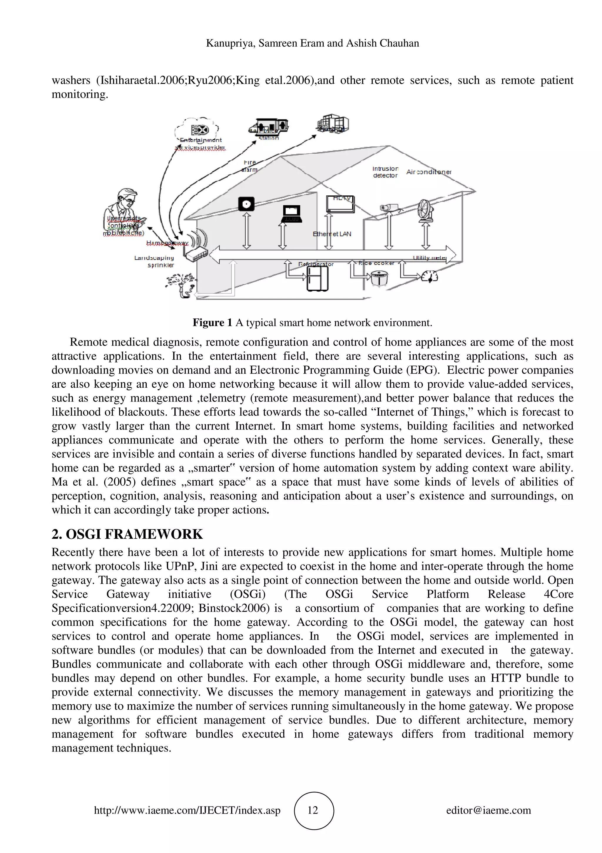 NAIVE APPROACH FOR MEMORY MANAGEMENT IN SMART HOME GATEWAYS | PDF