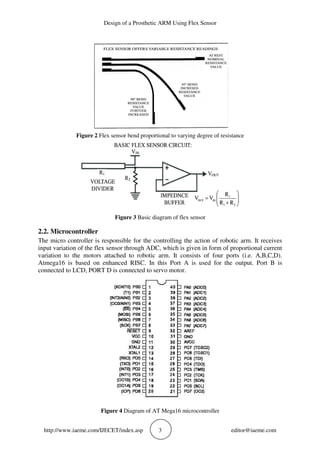 DESIGN OF A PROSTHETIC ARM USING FLEX SENSOR | PDF
