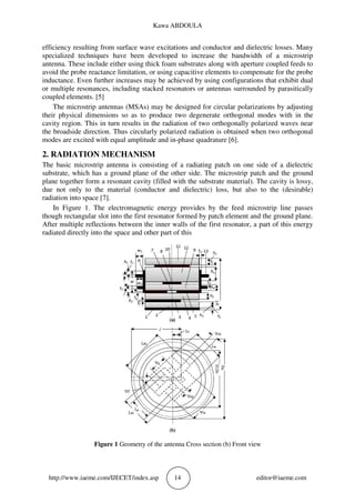 CIRCULARLY POLARIZED APERTURE COUPLED MICROSTRIP SHORT BACKFIRE ANTENNA ...