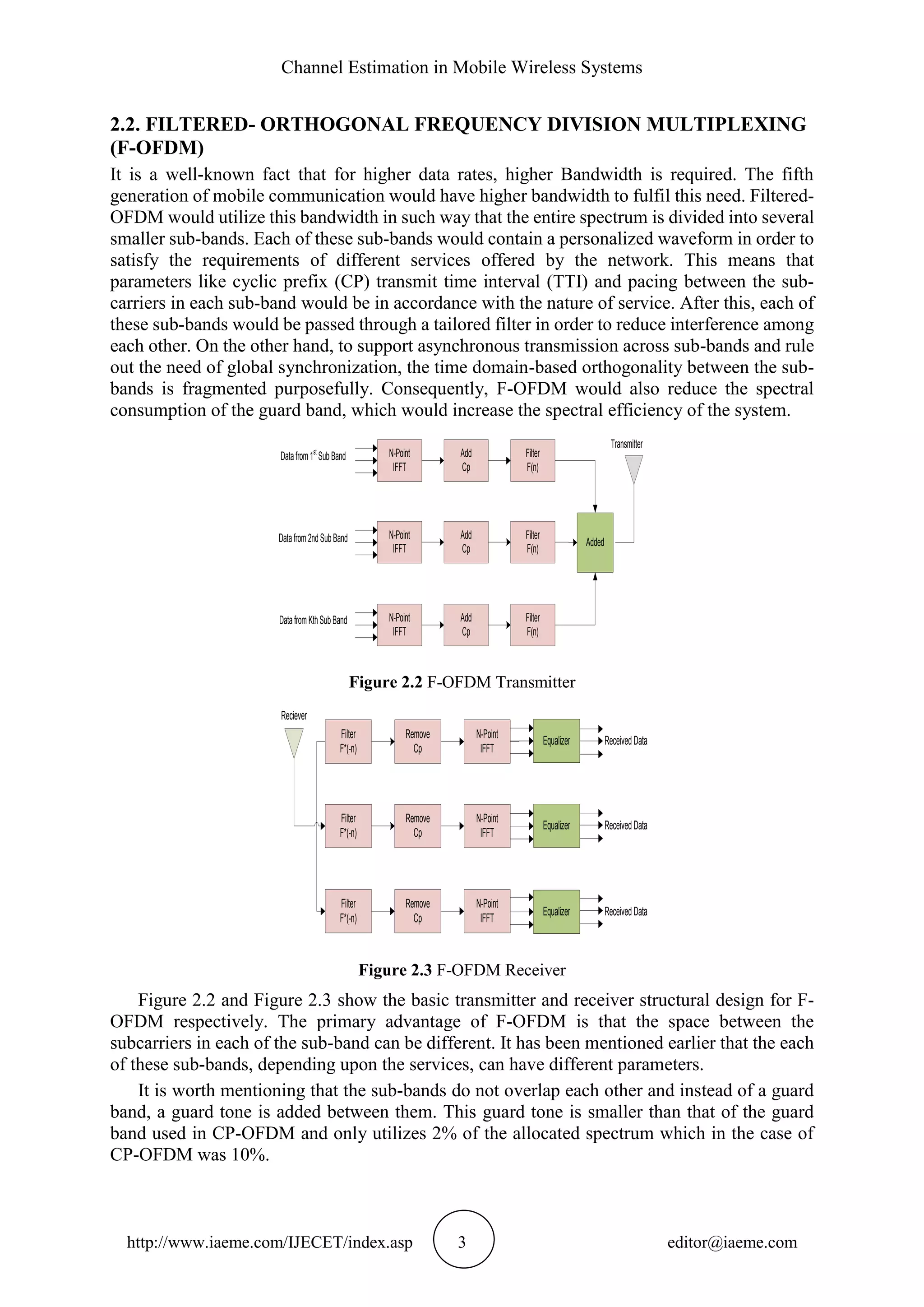 CHANNEL ESTIMATION IN MOBILE WIRELESS SYSTEMS | PDF
