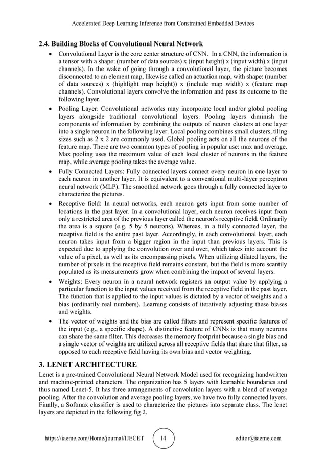Accelerated Deep Learning Inference From Constrained Embedded Devices Pdf 8256