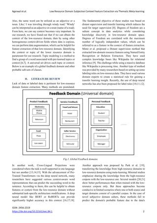 Low Resource Domain Subjective Context Feature Extraction via Thematic Meta-learning | PDF