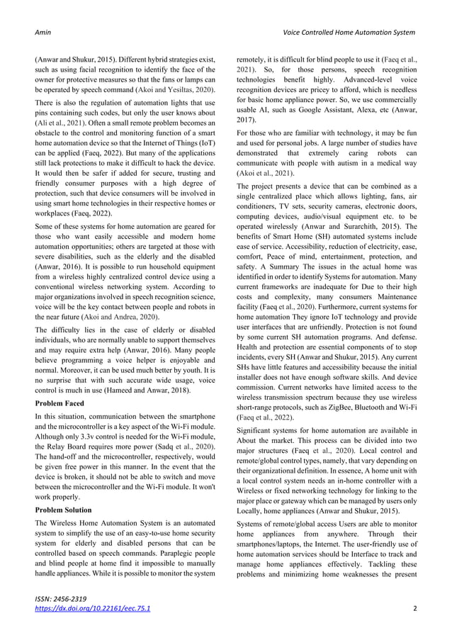 Voice Controlled Home Automation System | PDF | Home Appliances | Home ...